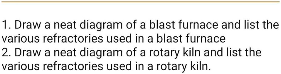 SOLVED: 'please tell the answer 1 Draw a neat diagram of a blast ...