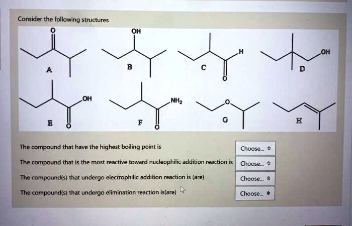 SOLVED: Consider the follawing structures OH Oh Oh Thc compound that ...