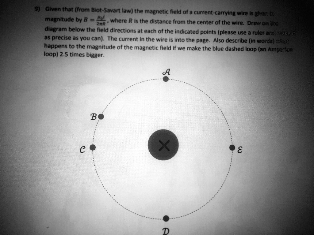 draw the field directions of each of the point then describe what will ...