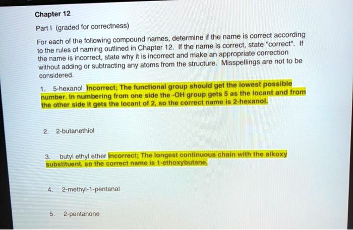 SOLVED: Chapter 12 Part (graded for correctness) the name is correct ...