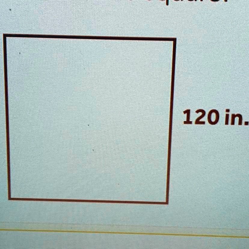 jennifer needs to build a square in class her teacher drew her a model ...