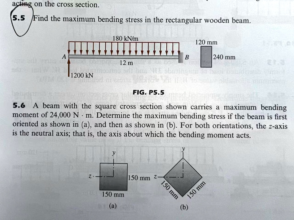 The Bending Stress In A T Beam Section Is Maximum - The Best Picture Of ...