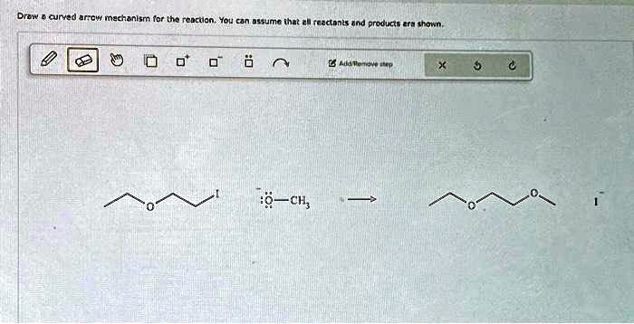 SOLVED: Draw a curved arrow mechanism for the reaction. You can assume ... SOLVED: Draw a curved arrow mechanism for the reaction. You can assume ...