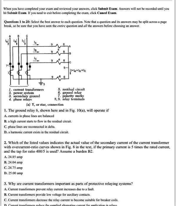 When you have completed your exam and reviewed your answers, click ...