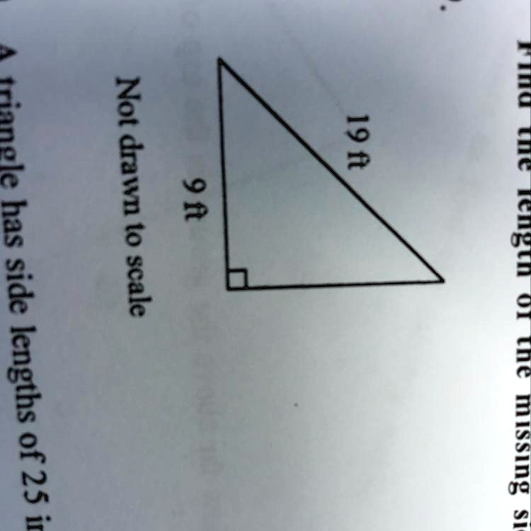 SOLVED: 'Find the length of the missing side. Leave your answer in simplest radical form. ION ...