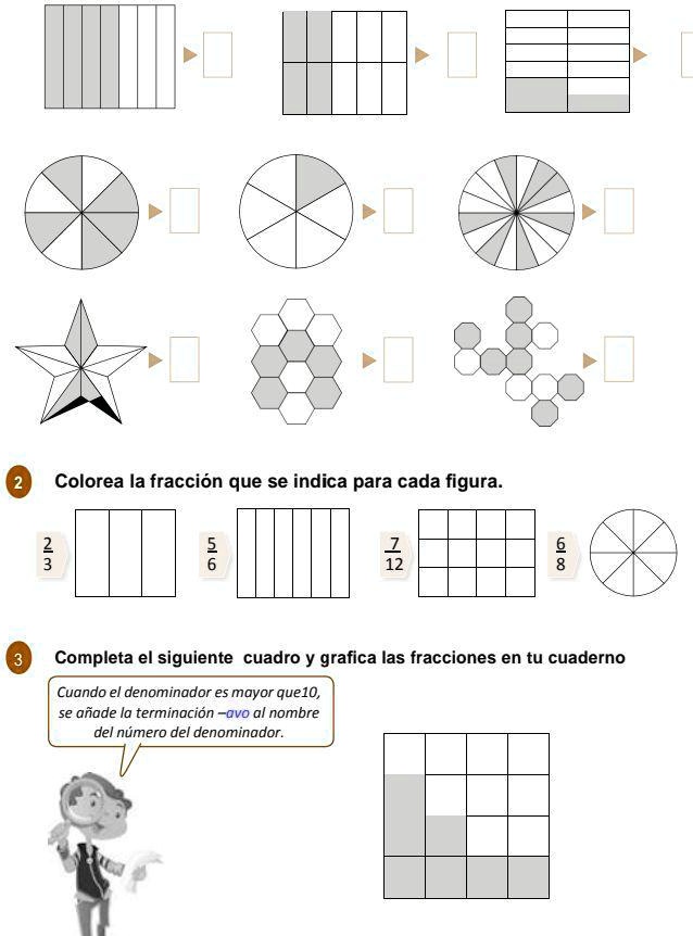 SOLVED: Ayudaaaaá doy coronita Colorea la fracción que se indica para ... SOLVED: Ayudaaaaá doy coronita Colorea la fracción que se indica para ...