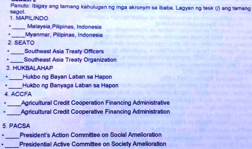 pa sagot please kailangan bukas penuto ibigay ang lamang kahulugan ng ...