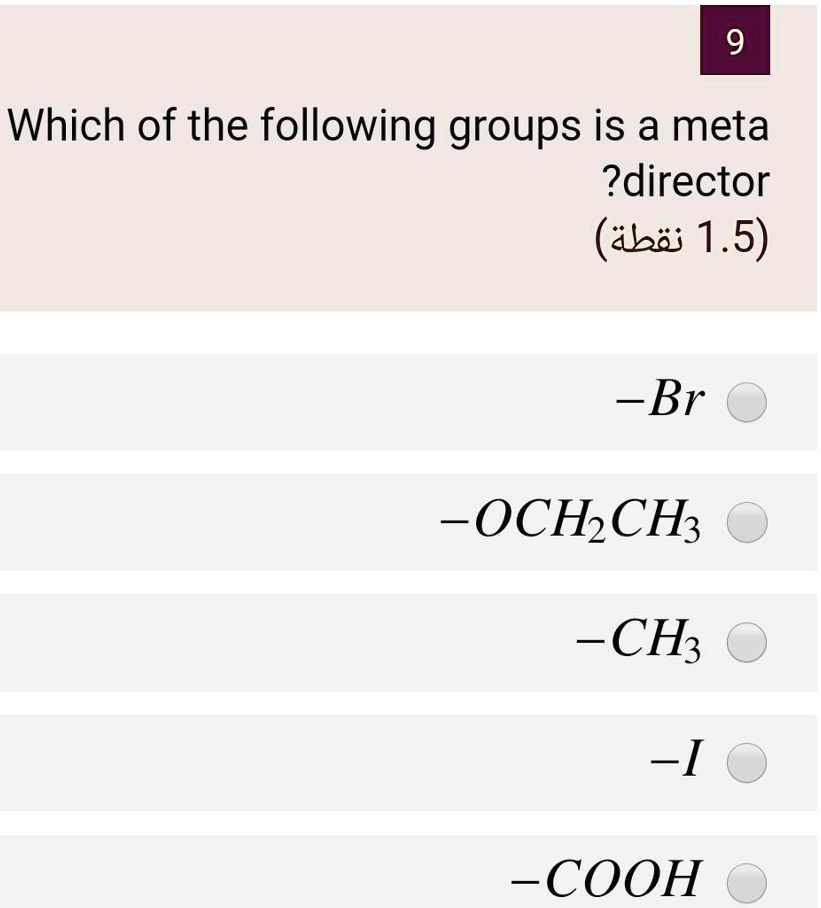 6 which of the following groups is a meta director abii 15 1 br ochch3 ...