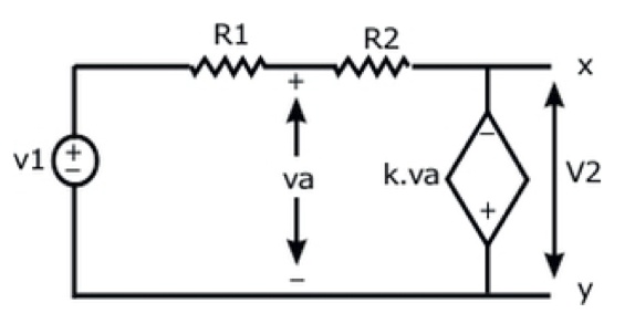 SOLVED: The figure shows the model of an operational amplifier circuit with finite open loop ...