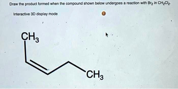 SOLVED: Draw the product formed when the compound shown below undergoes ...