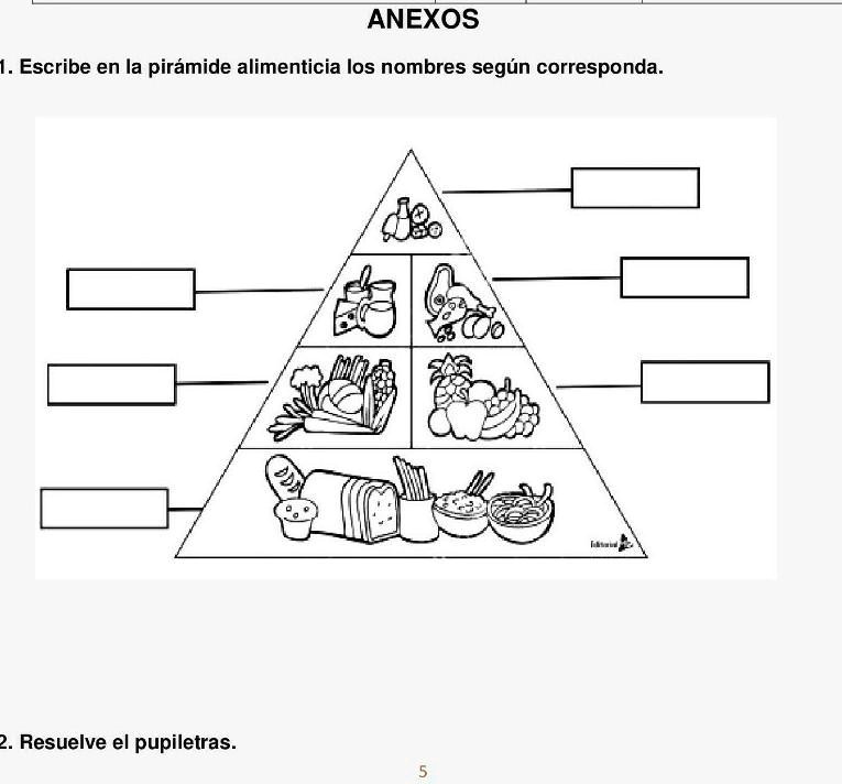 SOLVED: escribe la pirámide alimenticia los nombres según corresponda ... SOLVED: escribe la pirámide alimenticia los nombres según corresponda ...
