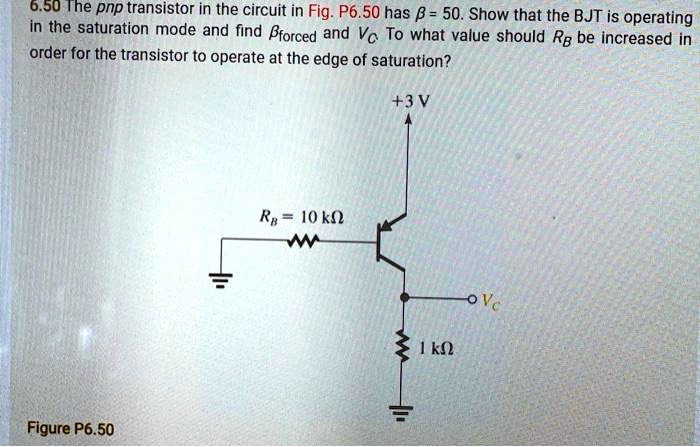 In the saturation mode, find the value of Rg that should be increased ...