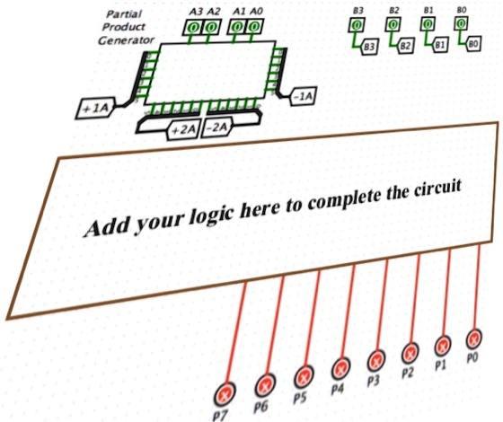 SOLVED: The diagram below shows an incomplete design for an extended ...
