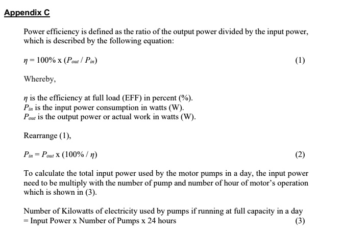 appendix power efficiency is delined as the ratio of the output power ...