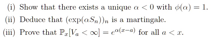 SOLVED: 1) Show that there exists unique 0 with #(a) = 1. (ji) Deduce ...