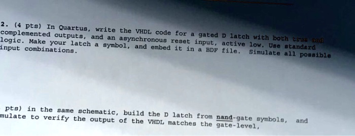 Solved Complemented Outputs And An Asynchronous Reset Input Active 4153