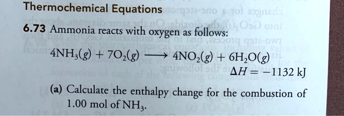 SOLVED: Thermochemical Equations 07