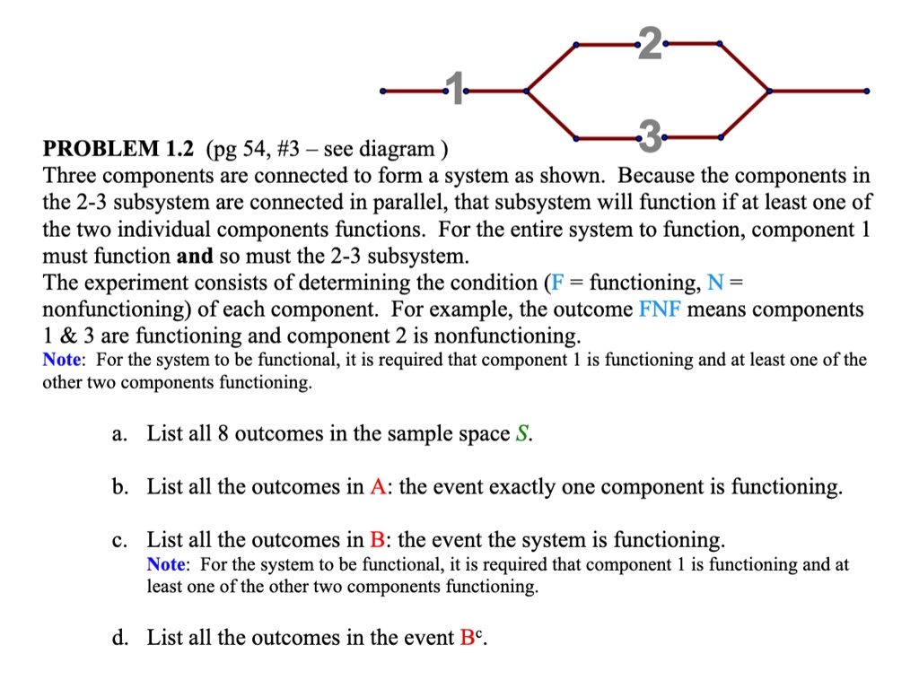 PROBLEM 1.2 (pg 54, #3 - see diagram) Three components are connected to ...