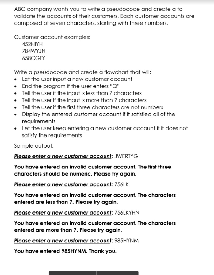 Solved Please Make A Pseudocode And Flowchart As Instructed Below Using Java As The 9224