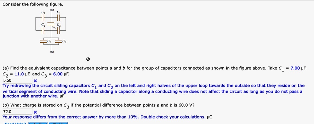 consider the following figure a find the equivalent capacitance between points a and b for the ...