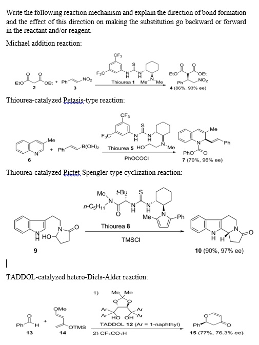 SOLVED: Please complete the following reaction and propose a possible ...
