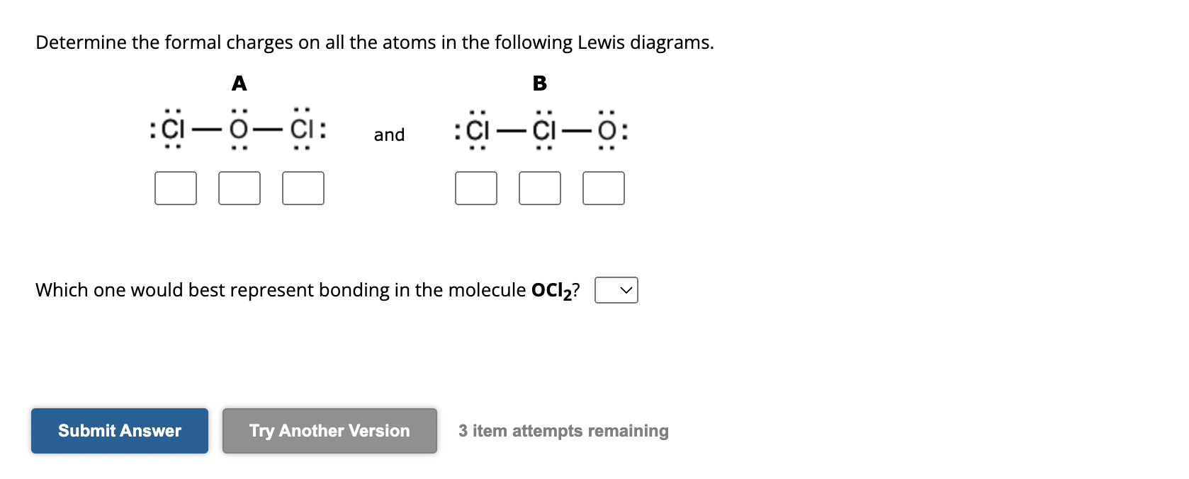 Formal Charges Chemical Bonding