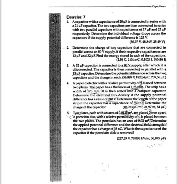 exercise 7 1 a capacitor with a capacitance of 20f is connected in ...