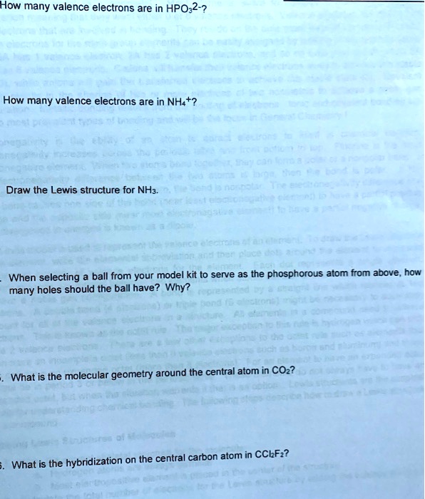 how many valence electrons are in hpo32 how many valence electrons are ...