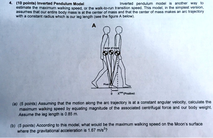 SOLVED 10 Points Inverted Pendulum Model Inverted Pendulum Model Another Way Estimate The 