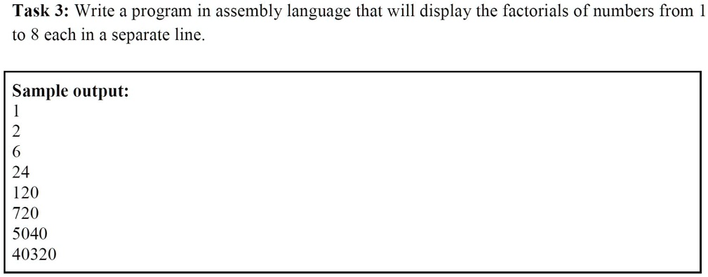 Solved Software Emu 8086 Task 3 Write A Program In Assembly Language That Will Display The 9922
