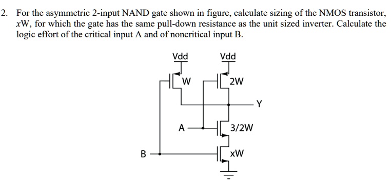 SOLVED: Please show ALL work and explain. For the asymmetric 2-input ...