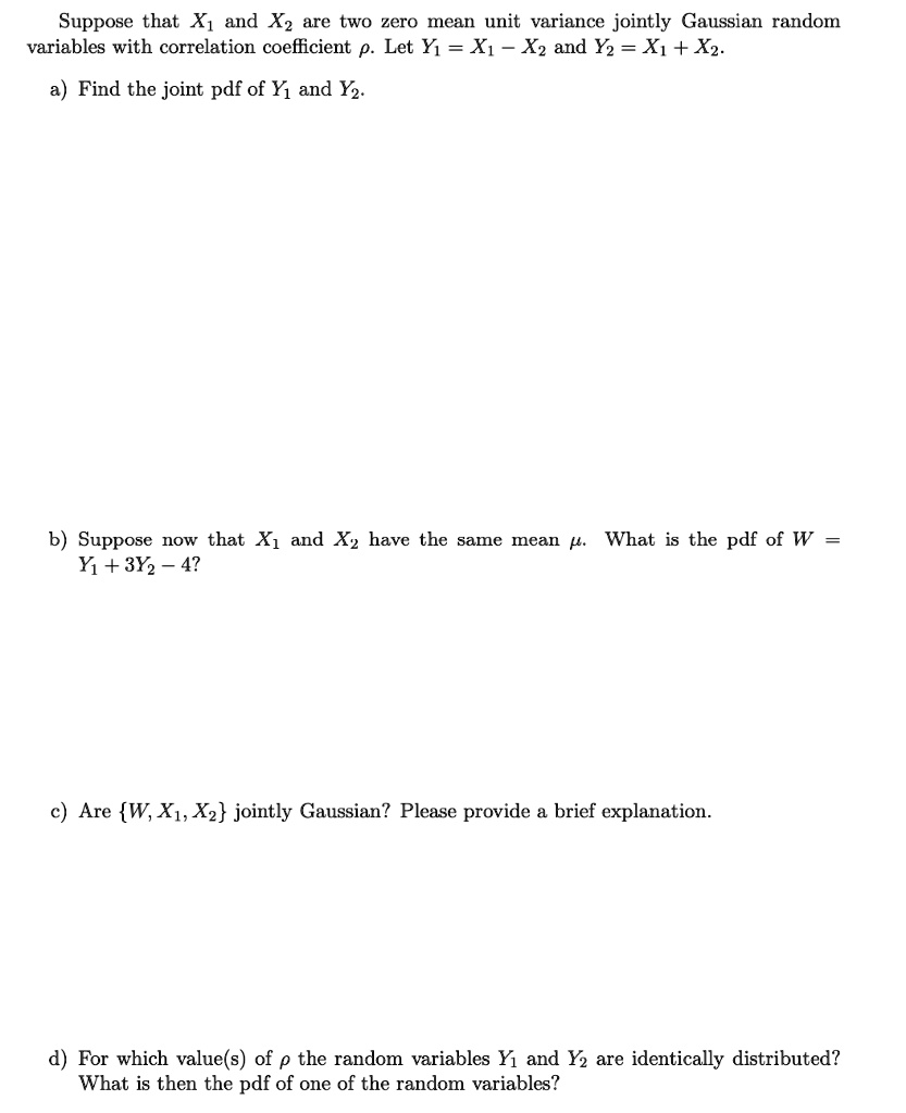 Solved Please Show Step By Step For Calculation [avoid Copying From Other Sources] Suppose That