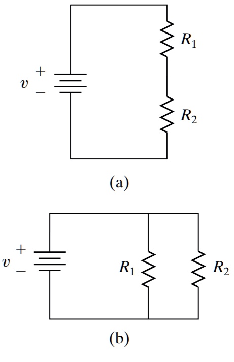 SOLVED: Text: Complete parts (a) and (b) for both the circuits shown in Figure a (resistors in ...