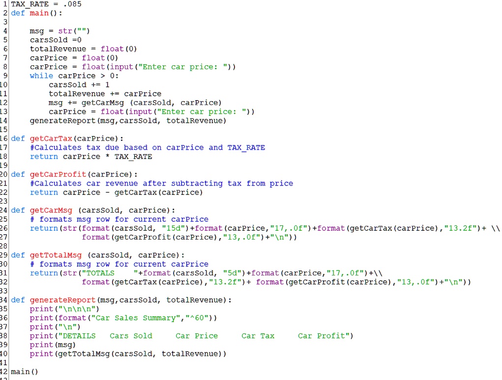 SOLVED: PART 1: Enter the line number of each user-defined function ...