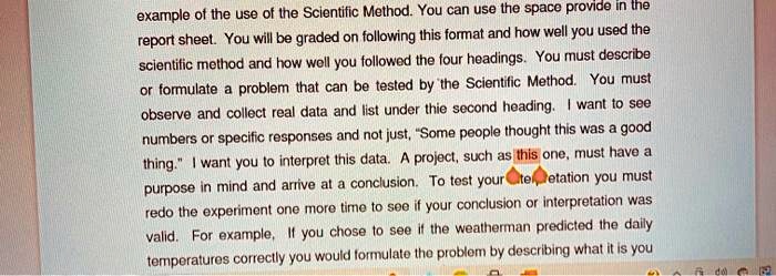 example of the use of ihe scientific method you can use the space ...