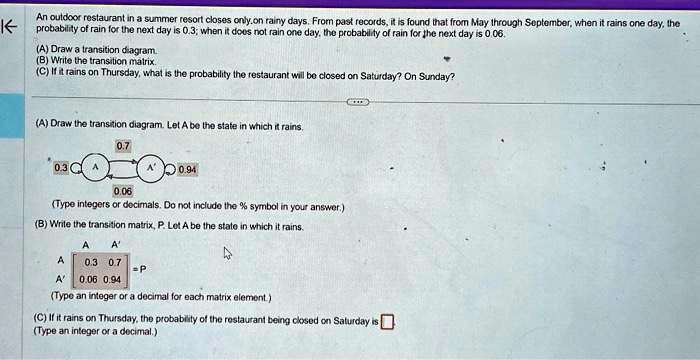 SOLVED: Texts: A) Draw a transition diagram. B) Write the transition ...