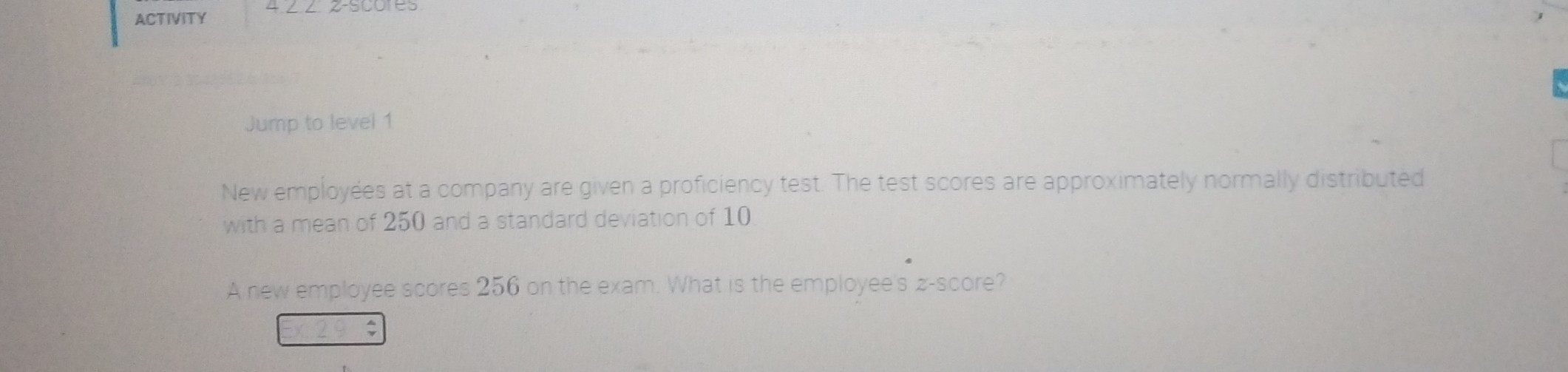 Jump to level 1 New employees at a company are given a proficiency test ...