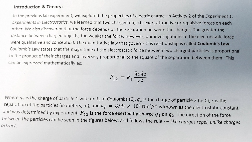 SOLVED: Introduction Theory: In the previous lab experiment, we ...