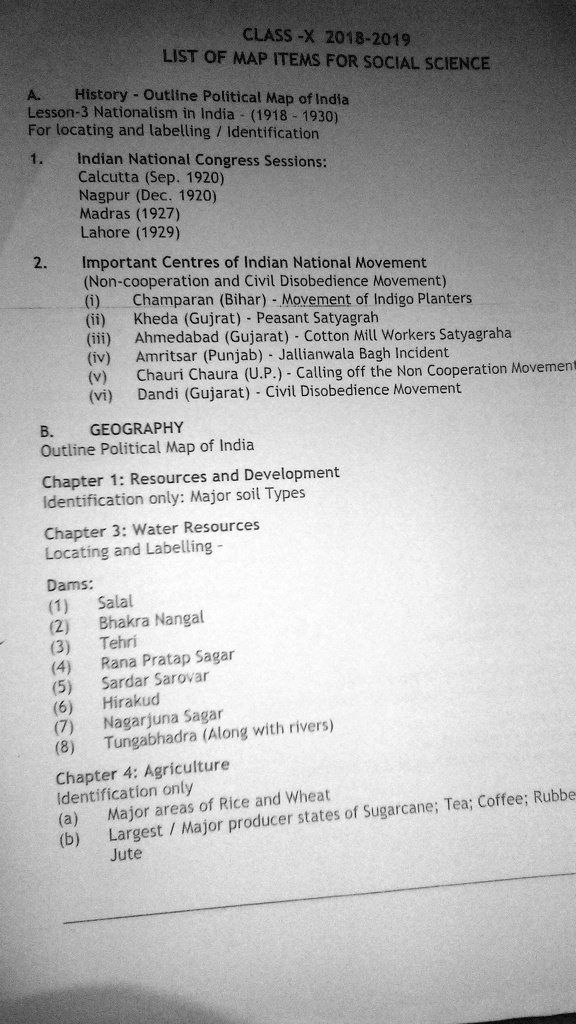 SOLVED: Class 10 Students Give the Answer to These Questions CLASS - X ...