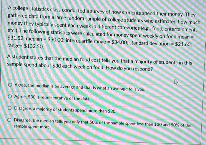 a college statistics class conducted a survey of how students spend ...
