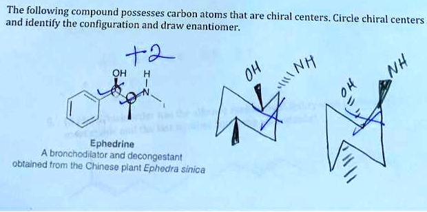 The following compound possesses carbon atoms that are chiral centers ...