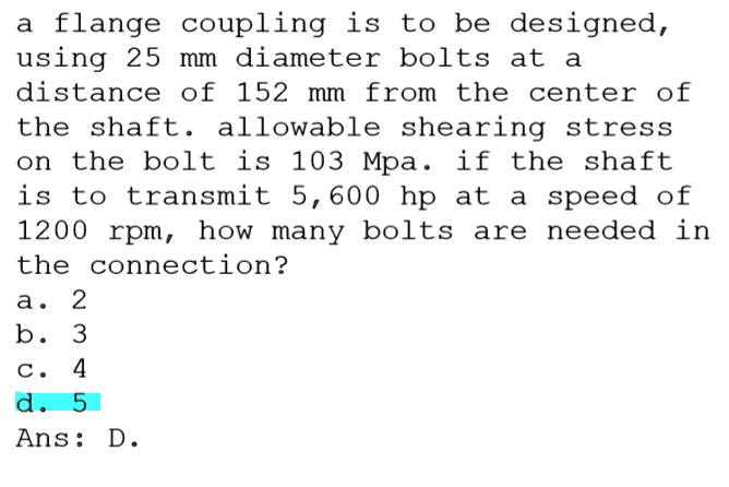 SOLVED: Show complete solutions. Show FBD diagram, label properly. Show ...