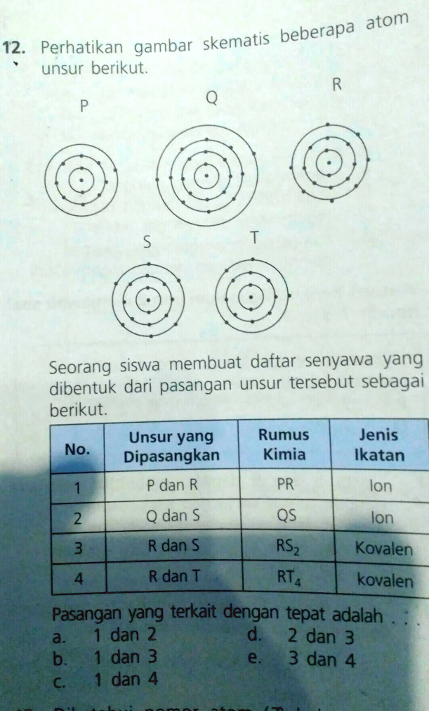 SOLVED: 12.pasangan yang terkait dengan tepat adalah...A.1 dan 2B.1 dan ...
