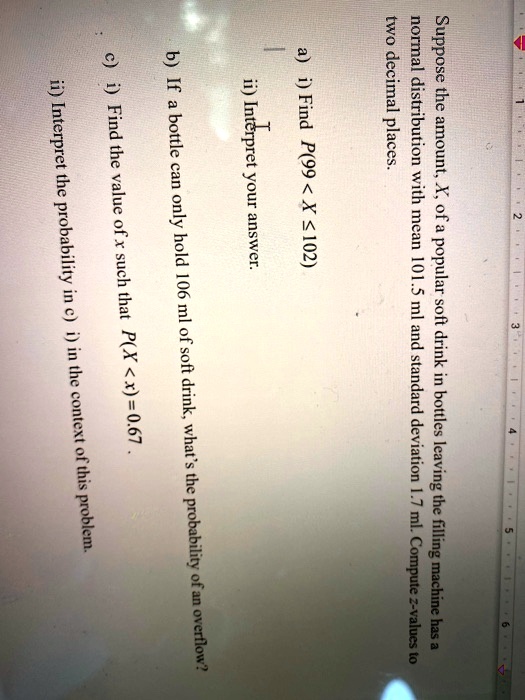 SOLVED: two sopasd decimal the places H with mean of apopolas soll and ...