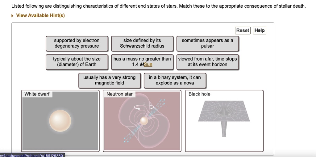 SOLVED: Listed below are distinguishing characteristics of different ...