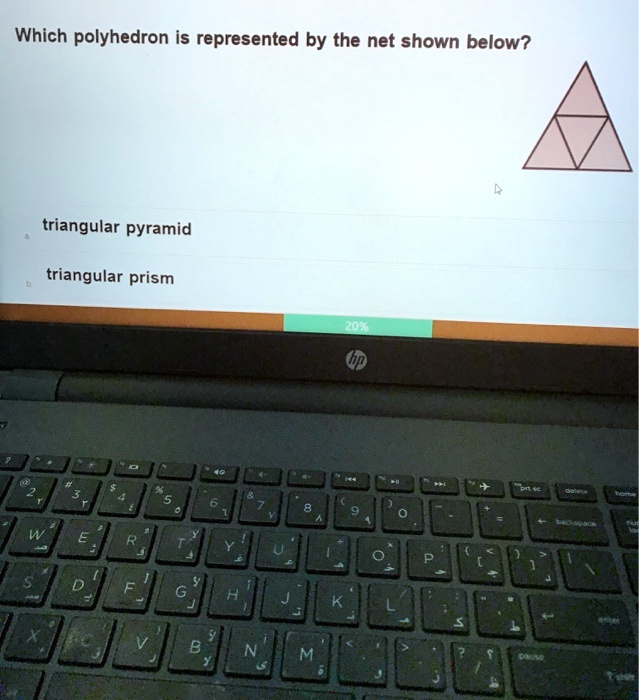 SOLVED: Which polyhedron is represented by the net shown below ...