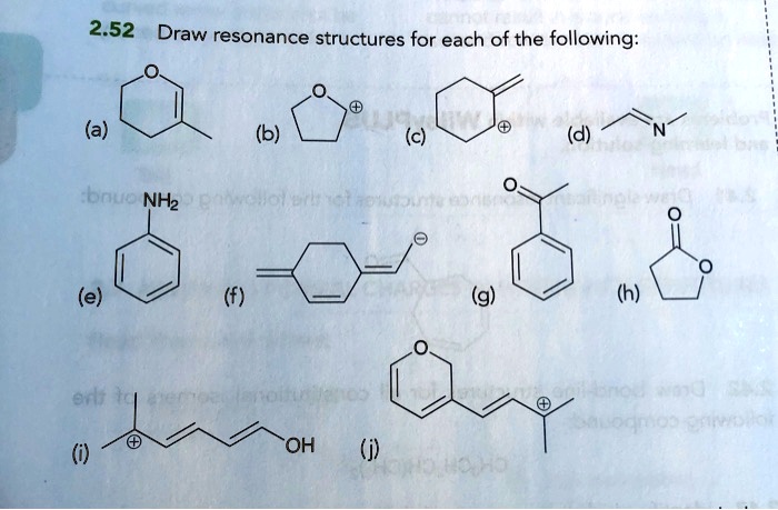 252 draw resonance structures for each of the following a 6 bnuic nhz e 87 oh 14708