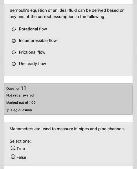 Bernoulli's equation of an ideal fluid can be derived based on any one ...