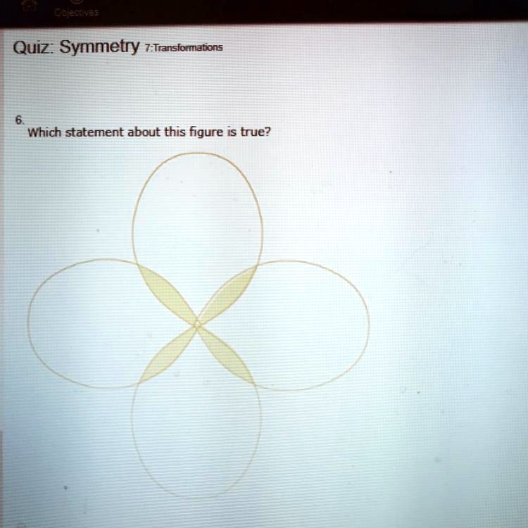 SOLVED: A.) It has no reflectional symmetry. B.) It has reflectional symmetry with two lines of ...