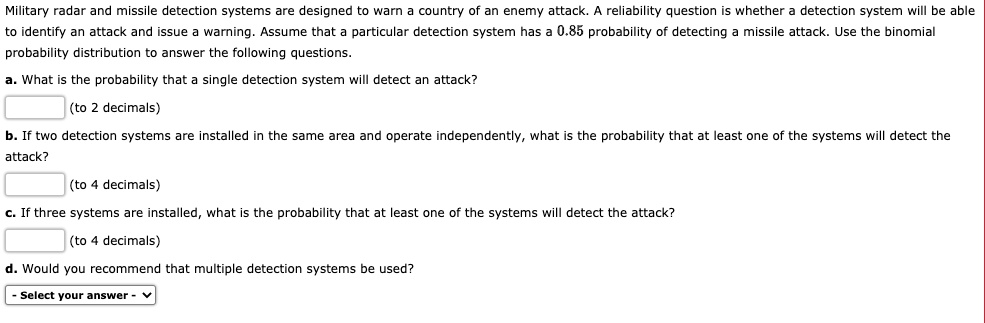 Military radar and missile detection systems are designed to warn a country of an enemy attack ...